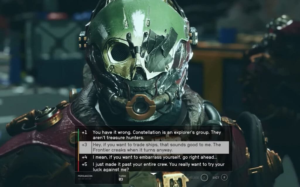 Ultimate Guide On How To Master Persuasion System In Starfield