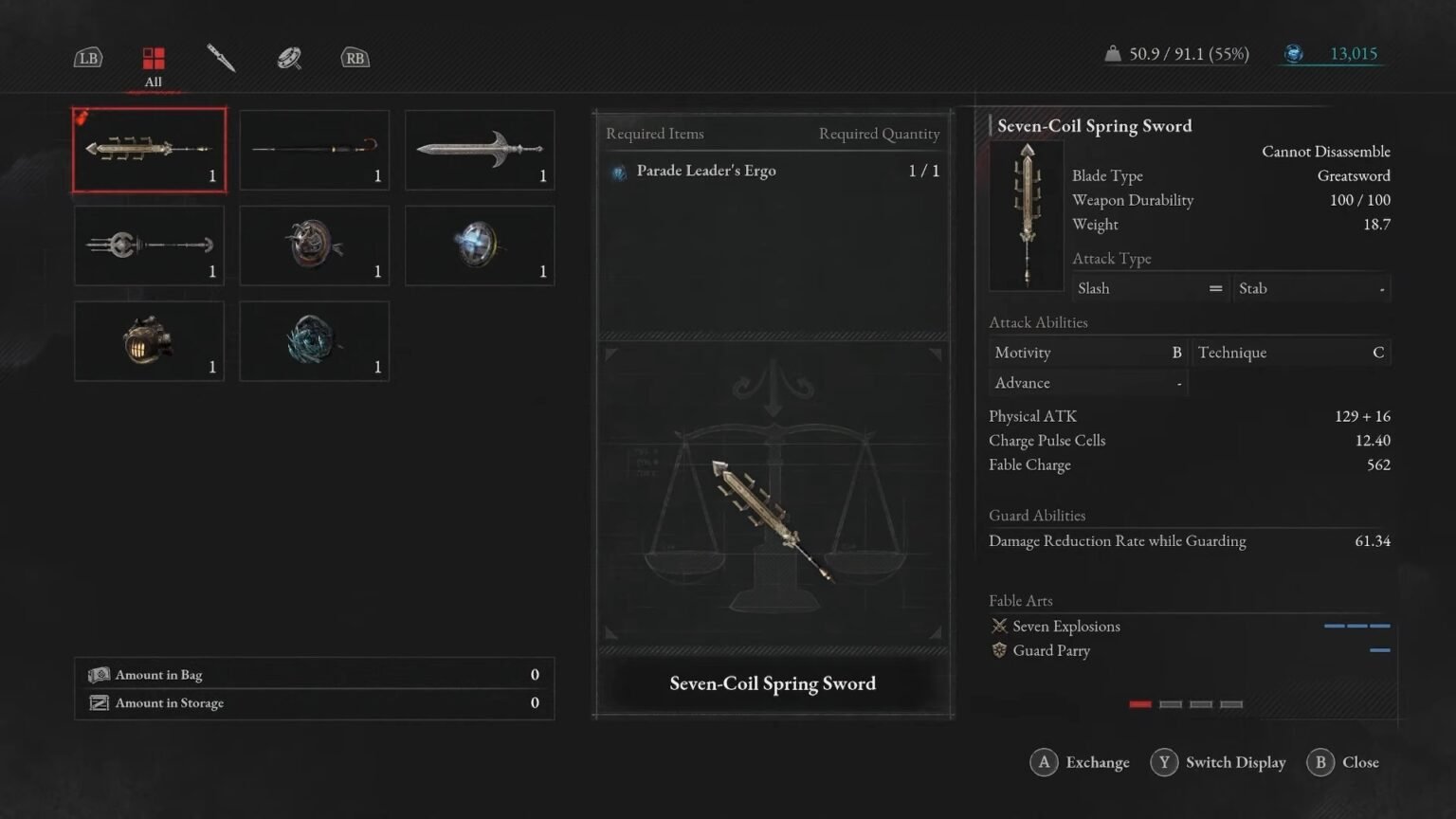 Ultimate Lies Of P Boss Weapons Guide: Full List & How To Get