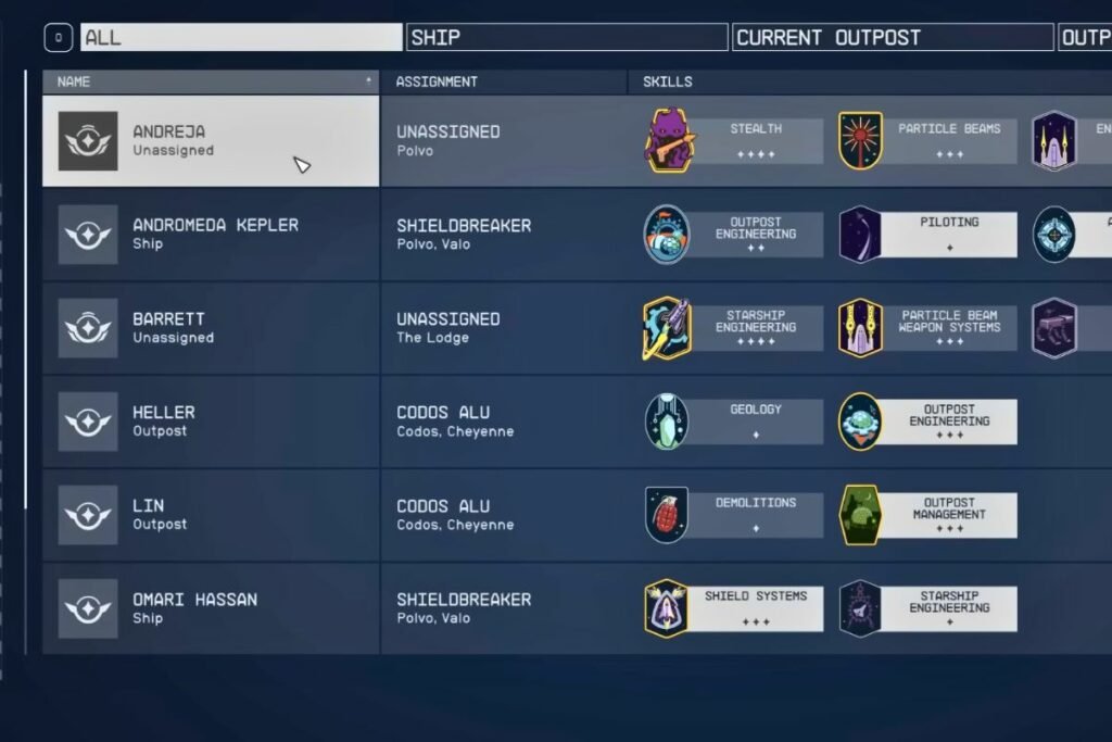 Ultimate Starfield Crew Guide: Location, Skills & How To Recruit