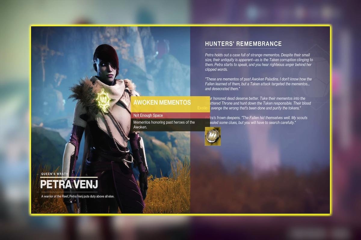 How To Complete Hunters Remembrance In Destiny 2