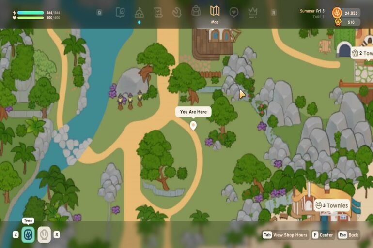 Where Is Garden Lane In Coral Island?