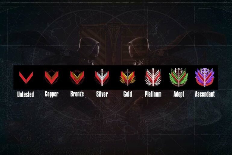 All Destiny 2 Competitive Ranks In Crucible Mode