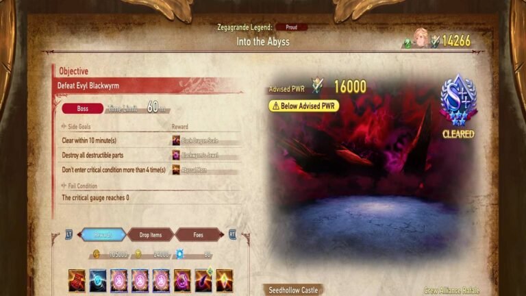 How To Get Black Dragon Scale In Granblue Fantasy Relink