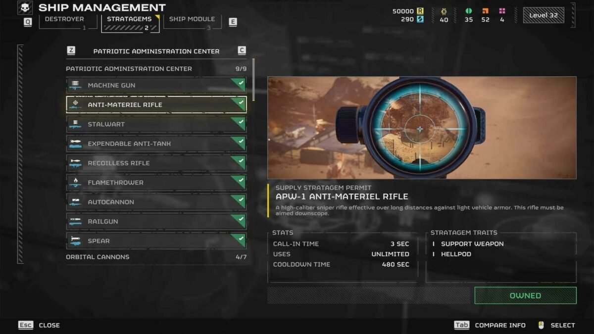 How To Get & Use Anti-Material Rifle In Helldivers 2