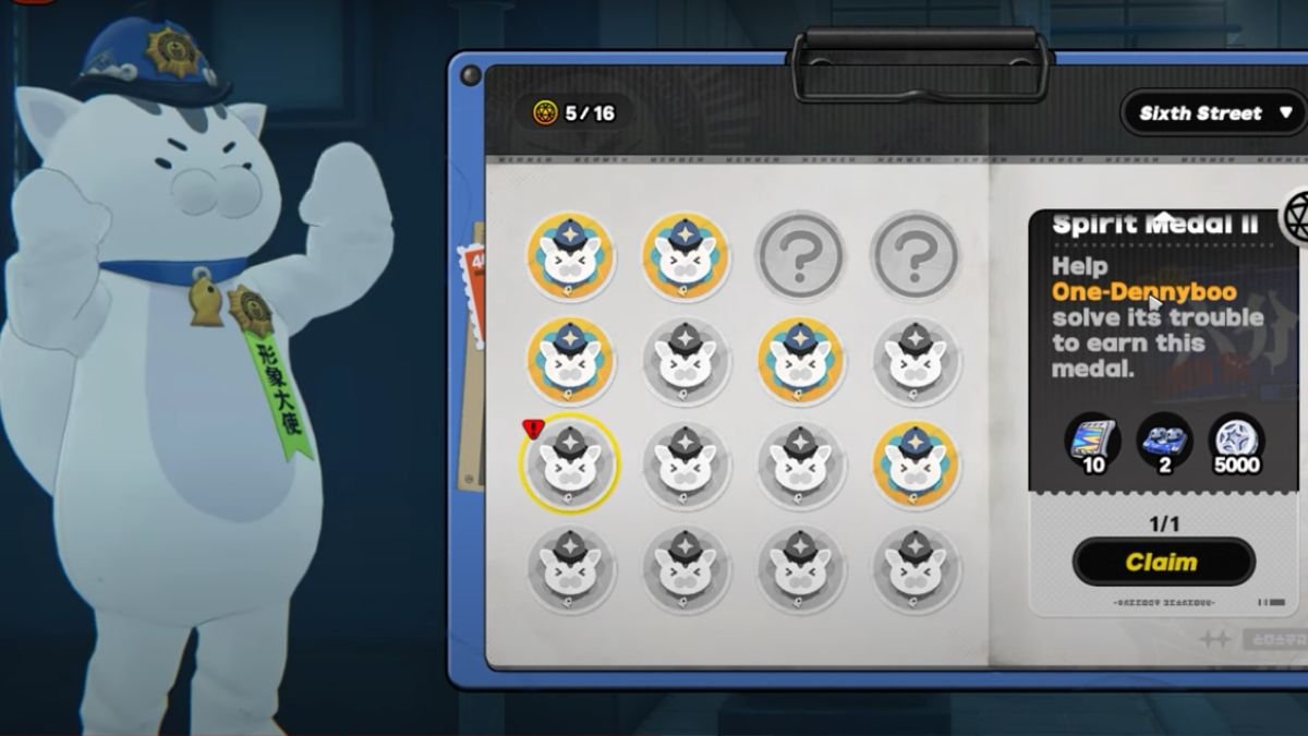 All Chivalrous Spirit Medals on Sixth Street in Zenless Zone Zero (ZZZ)