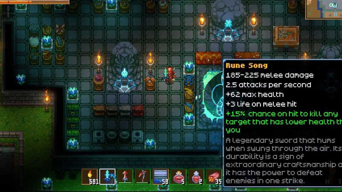 Everything On Rune Sword In Core Keeper: How To Craft, Stats & More